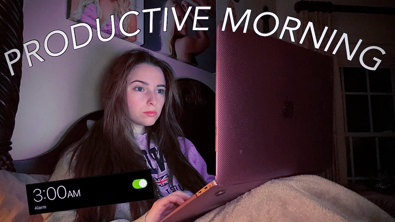 3:00 AM PRODUCTIVE MORNING ROUTINE - YouTube