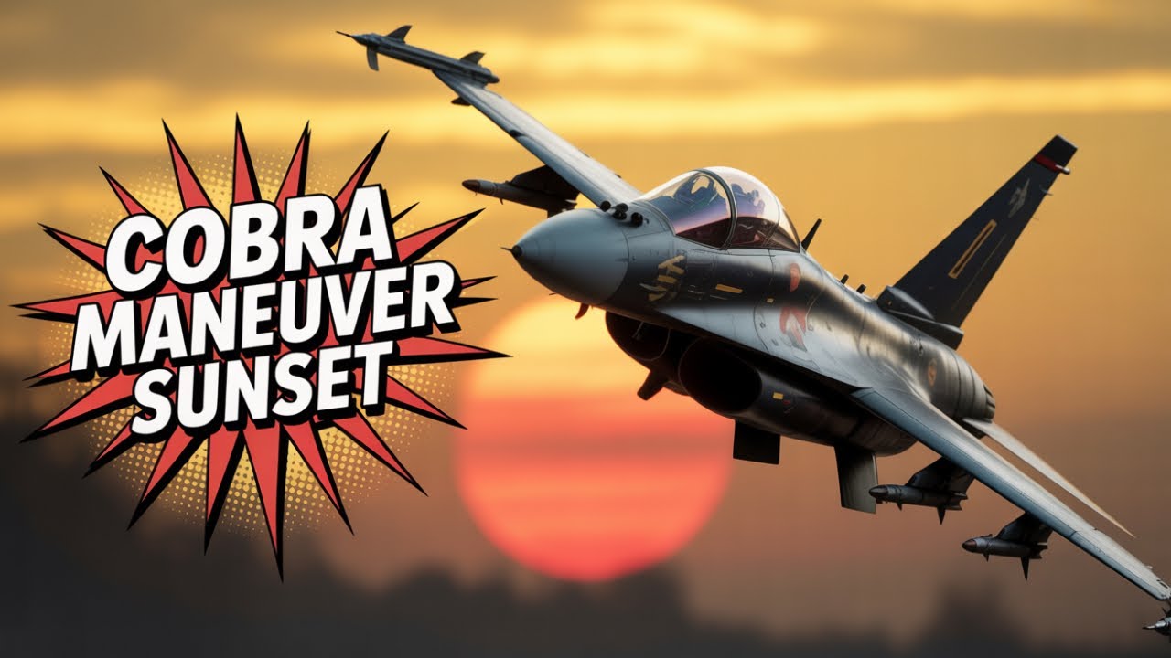 Su 35 Cobra Maneuver at Sunset! - YouTube