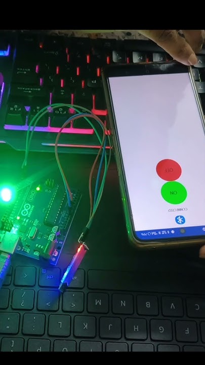 Control A Led Using Hc 05 Bluetooth Module With Arduino Hc 05 Project Electronicsproject