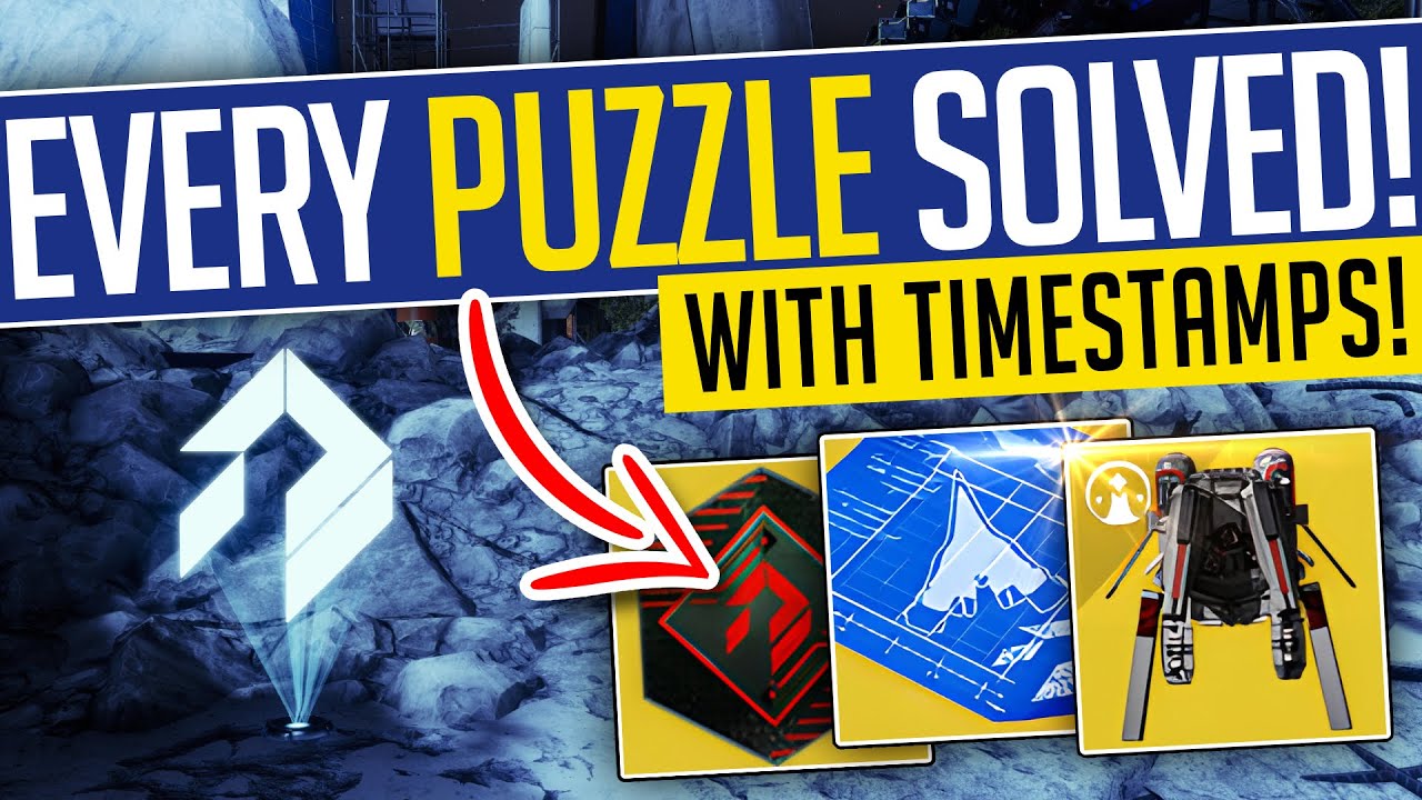 Destiny 2 | EVERY PUZZLE SOLVED! How To Get Vimana Junker Exotic Ship ...