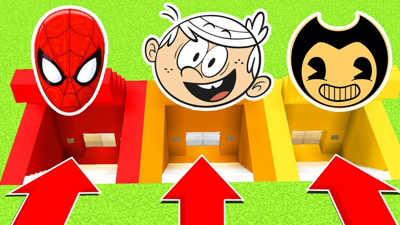 DO NOT CHOOSE THE WRONG SECRET BASE (Spiderman,LoudHouse,Bendy) (Ps3 ...