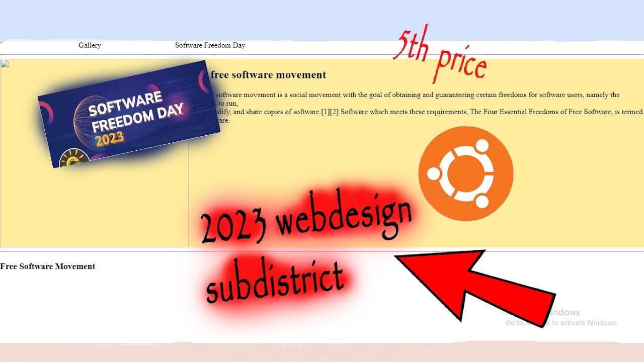 IT Mela Web design | Sub District | 2023 | 5th Price | Pachus Media ...