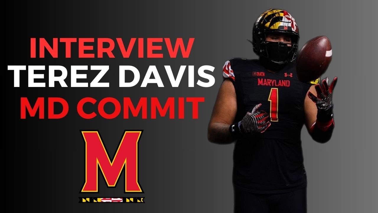 Interview with Maryland football commit Terez Davis - YouTube