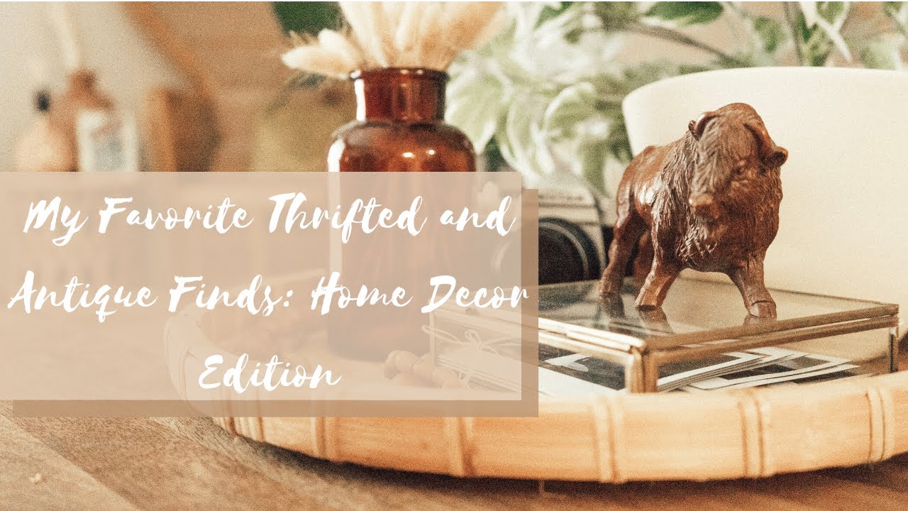 Favorite Home Decor Thrift Finds Mid Century Modern Boho - YouTube