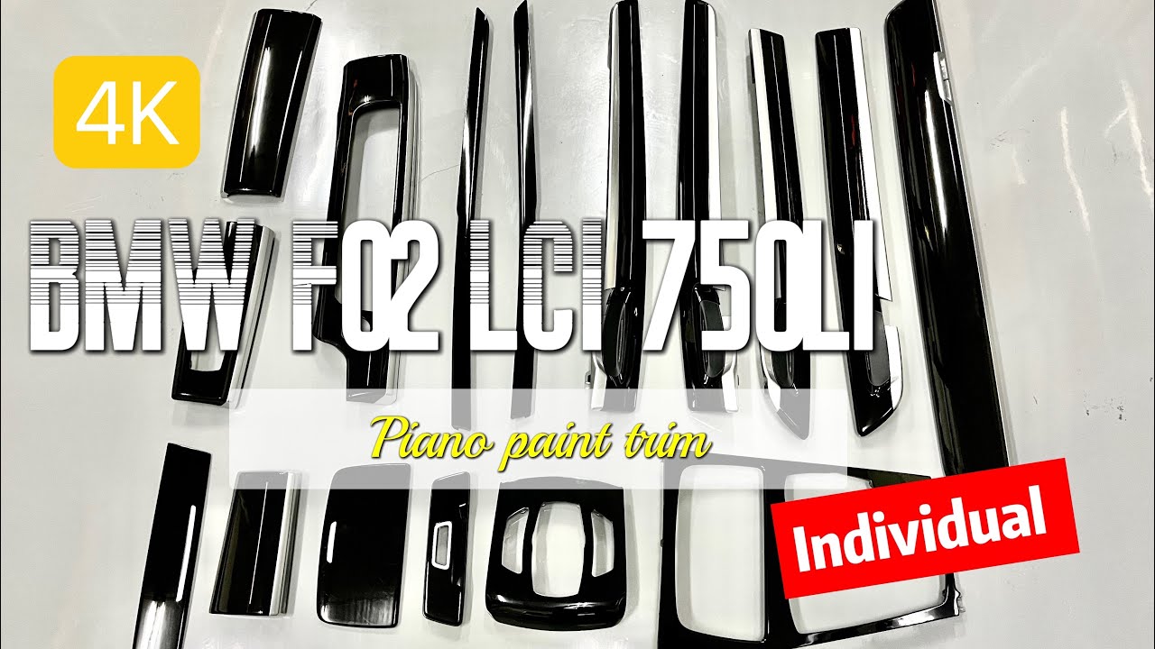 2014 BMW F02 750li LCI INDIVIDUAL Piano Black Interior DIY F01 F04 ...