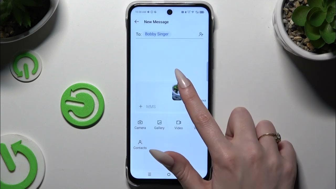 How to Add Audio/Music or Video Files To A Text Message on INFINIX Hot 50i - YouTube