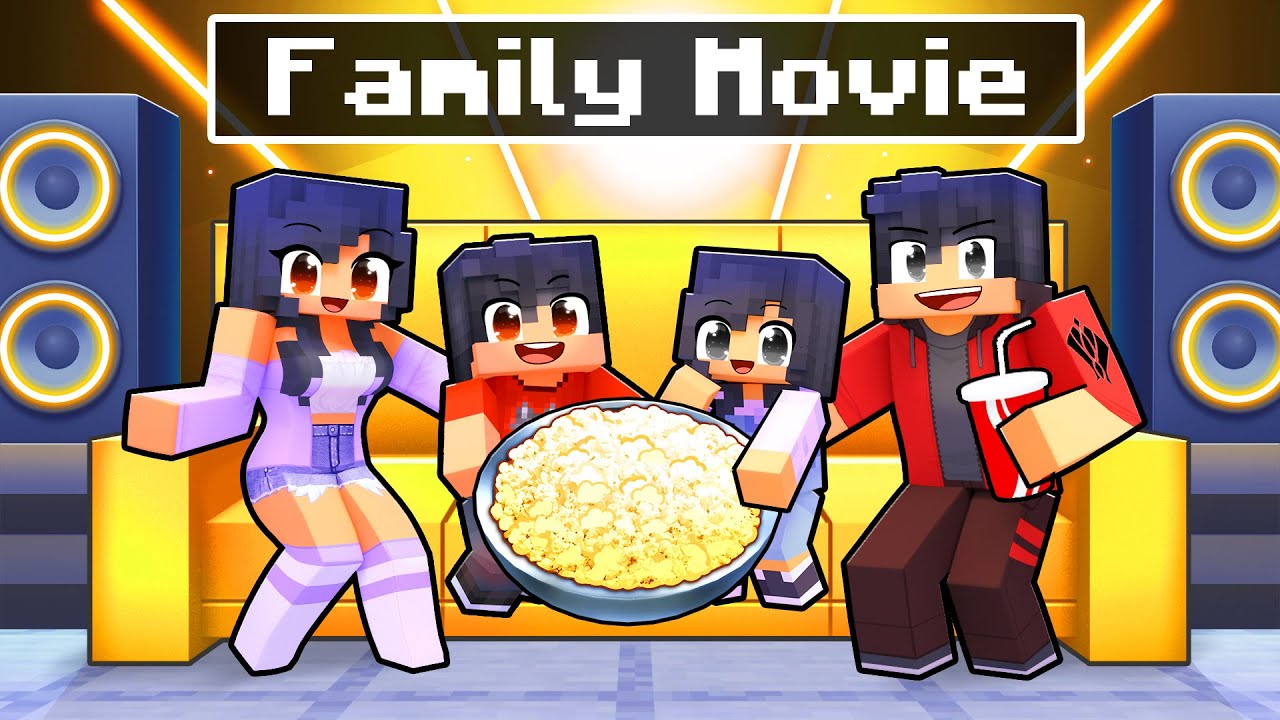 Making the BIGGEST FAMILY MOVIES in Minecraft! - YouTube