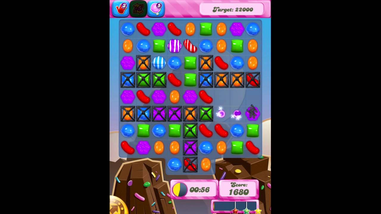 Candy Crush Saga Level 43 Walkthrough - YouTube