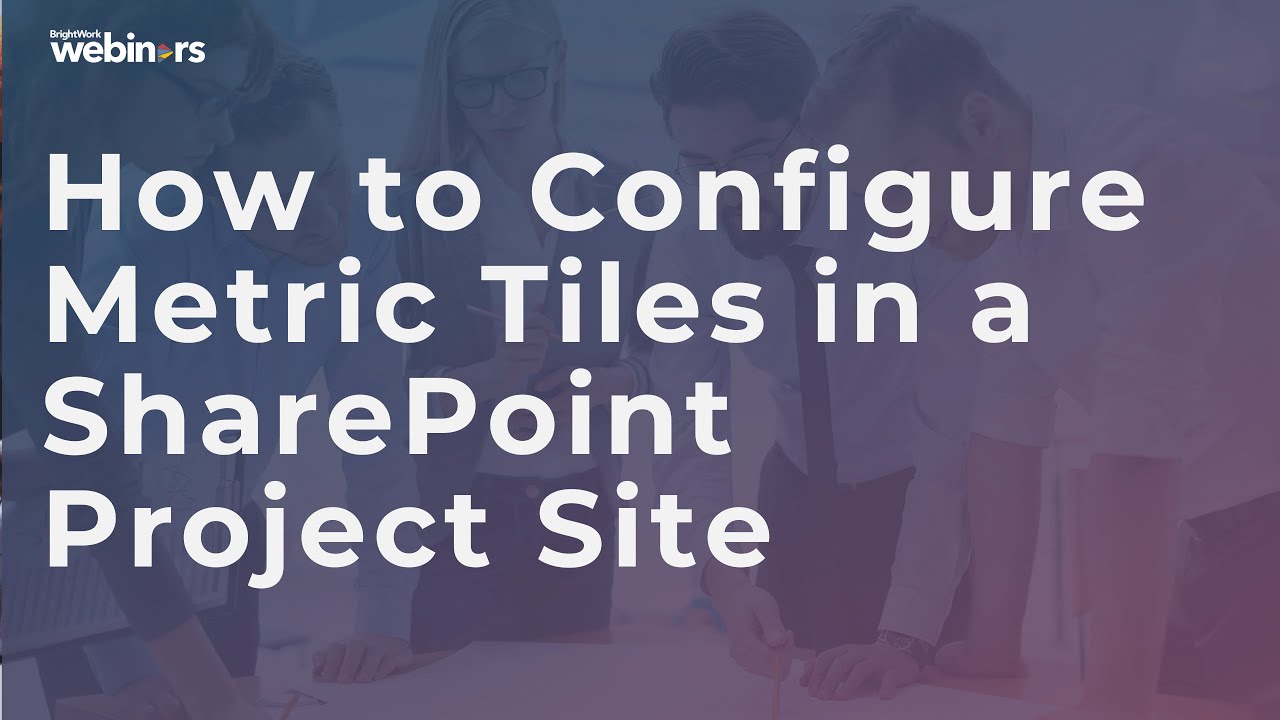 How to Configure Metric Tiles in a SharePoint Project Site - YouTube