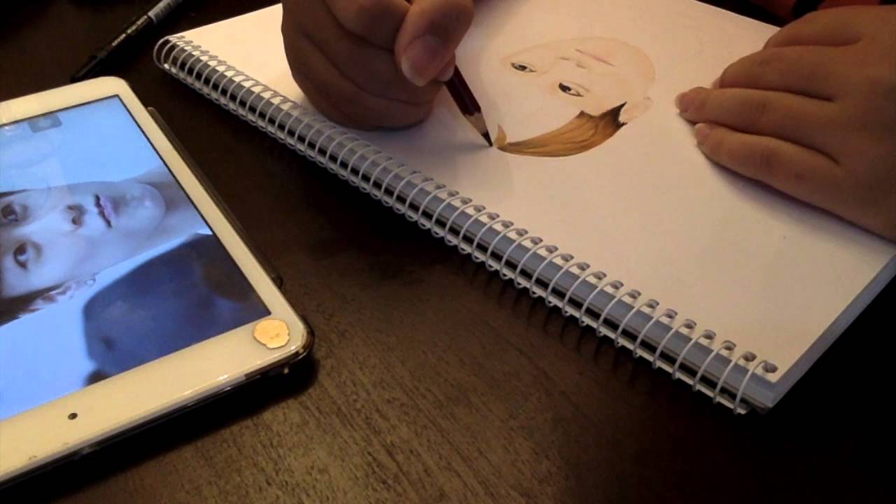 ASTRO Moonbin Speed Drawing - YouTube