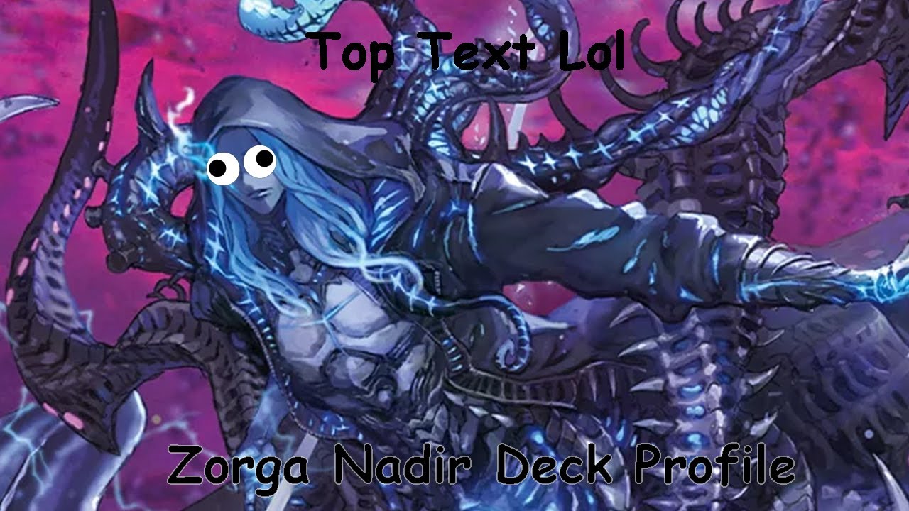 Zorga Nadir Deck Profile - YouTube