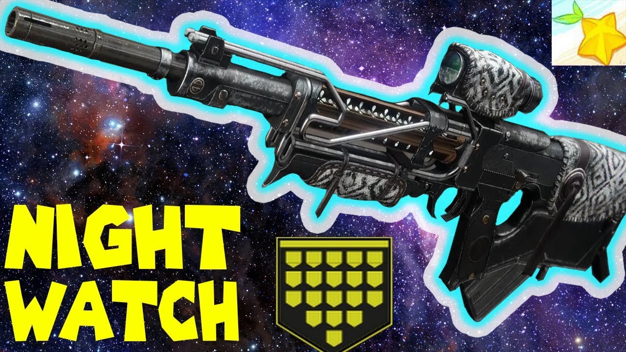 The best 200 rpm scout rifle in destiny 2!! NIGHT WATCH review - jokers ...