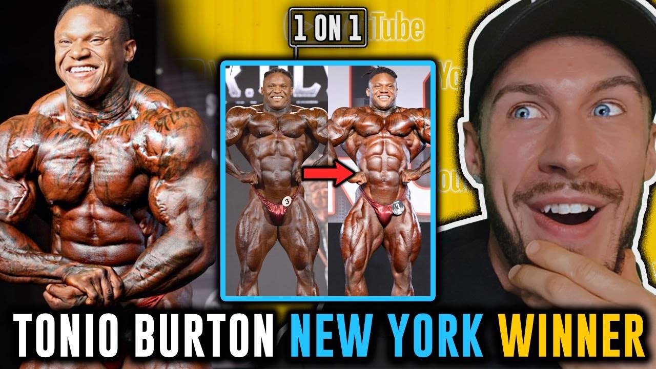Tonio Burton REACTS to 2022 Olympia (16th) to 2023 New York Pro (1st ...