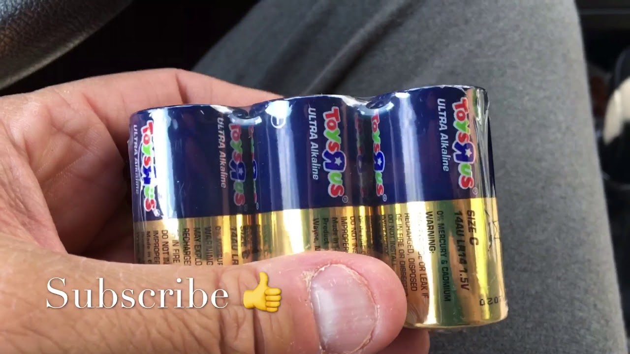 Toys R Us Batteries New Sealed Rare Abandoned Battery Closed Batterys ...