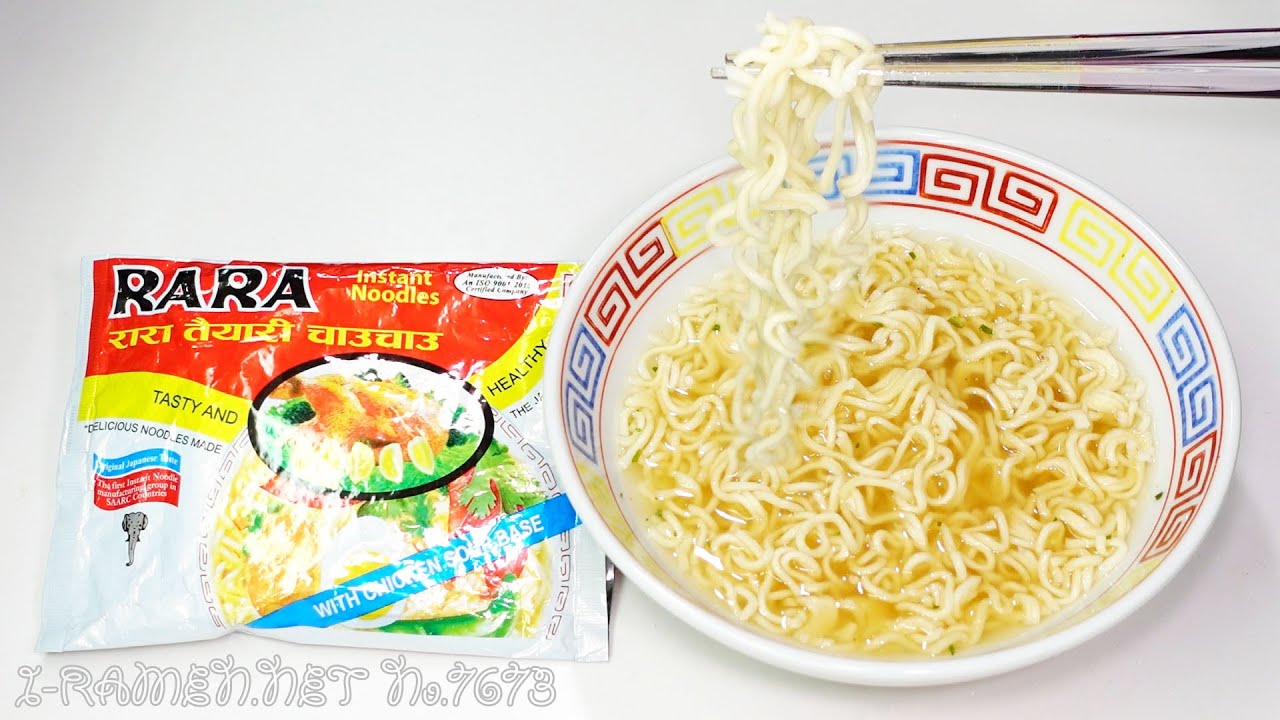 No.7673 RARA (Nepal) Instant Noodles with Chicken Soup Base - YouTube