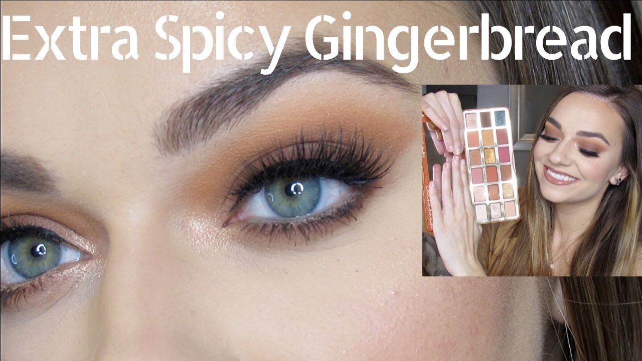 Too Faced Extra Spicy Gingerbread Palette - Matte Brown Smokey Eye ...