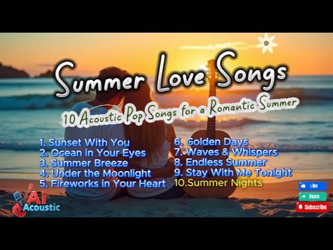 🎶 Summer Love Songs | 10 Acoustic Pop Songs for a Romantic Summer ☀️💕 ...