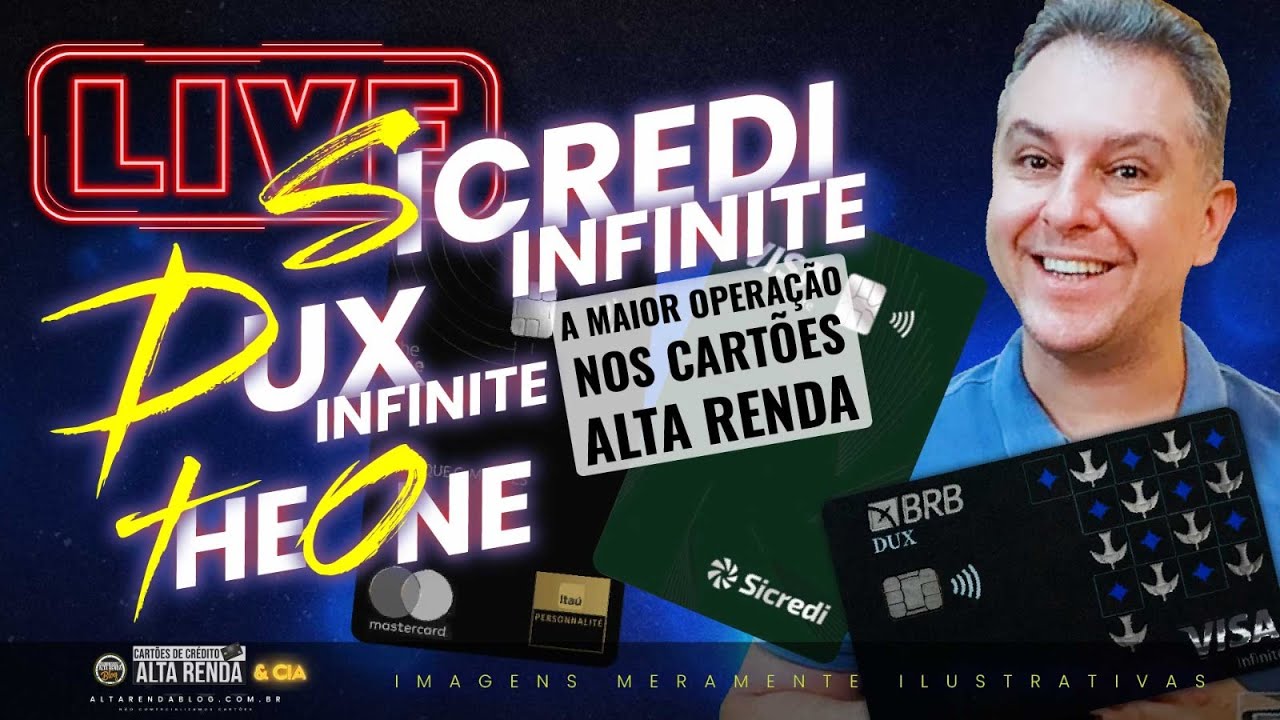 💳LIVE: SICREDI VISA INFINITE, MASTERCARD BLACK THE ONE, VISA INFINITE ...