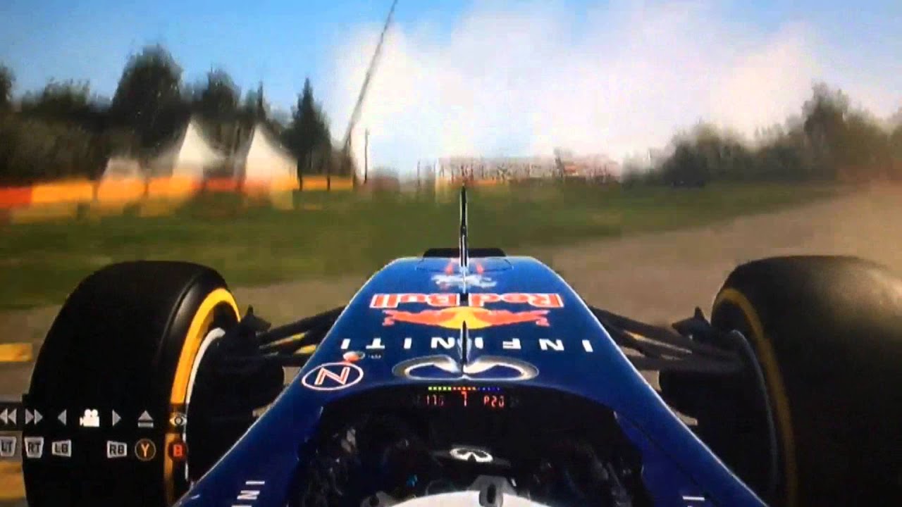 Insane F1 Blow Over at Belgium! - YouTube