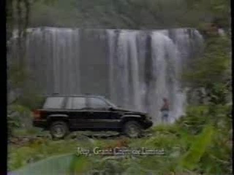 1993 Jeep Grand Cherokee ZJ - Commercial - Waterfall - YouTube