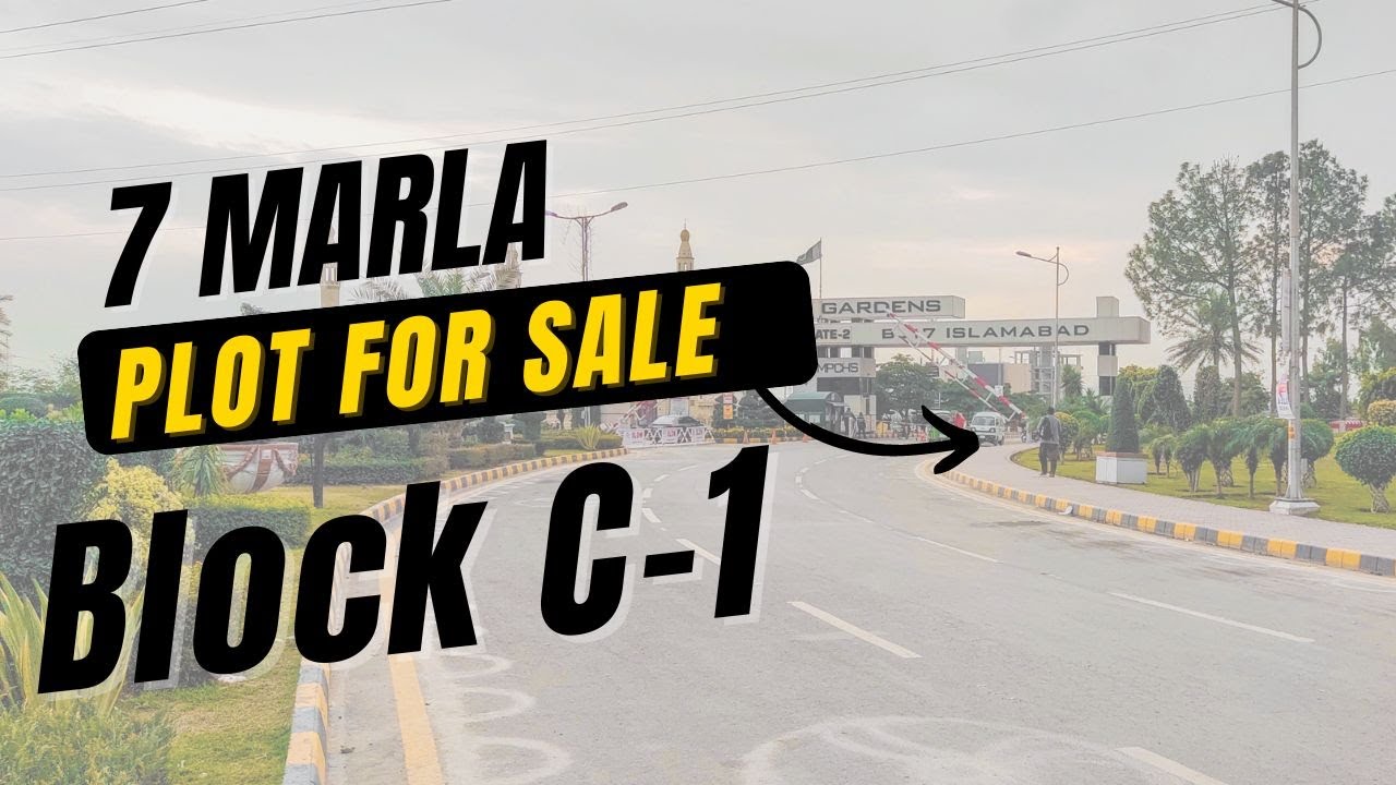 7 Marla Plot for Sale in Multi Garden B17 Islamabad | Block C-1 | Pair ...