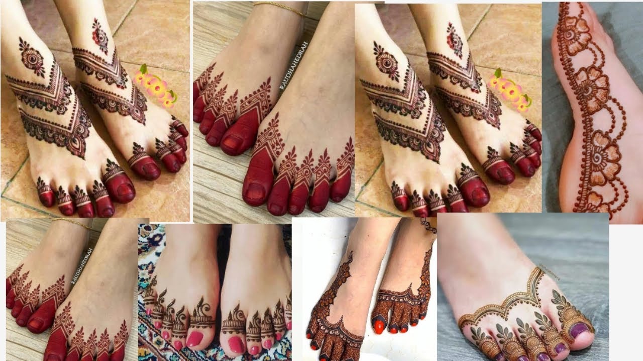 latest bieuti phul - mehandi design गौर के मेहंदी डिजाइन - YouTube