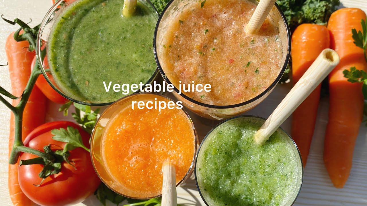 Vegetable juice recipes || resep jus sayuran, enak dan sehat - YouTube