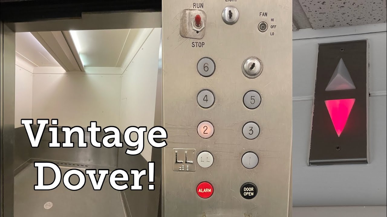 EPIC 1964 Dover Traction Elevator @ U Iowa Hospital Medical Research ...