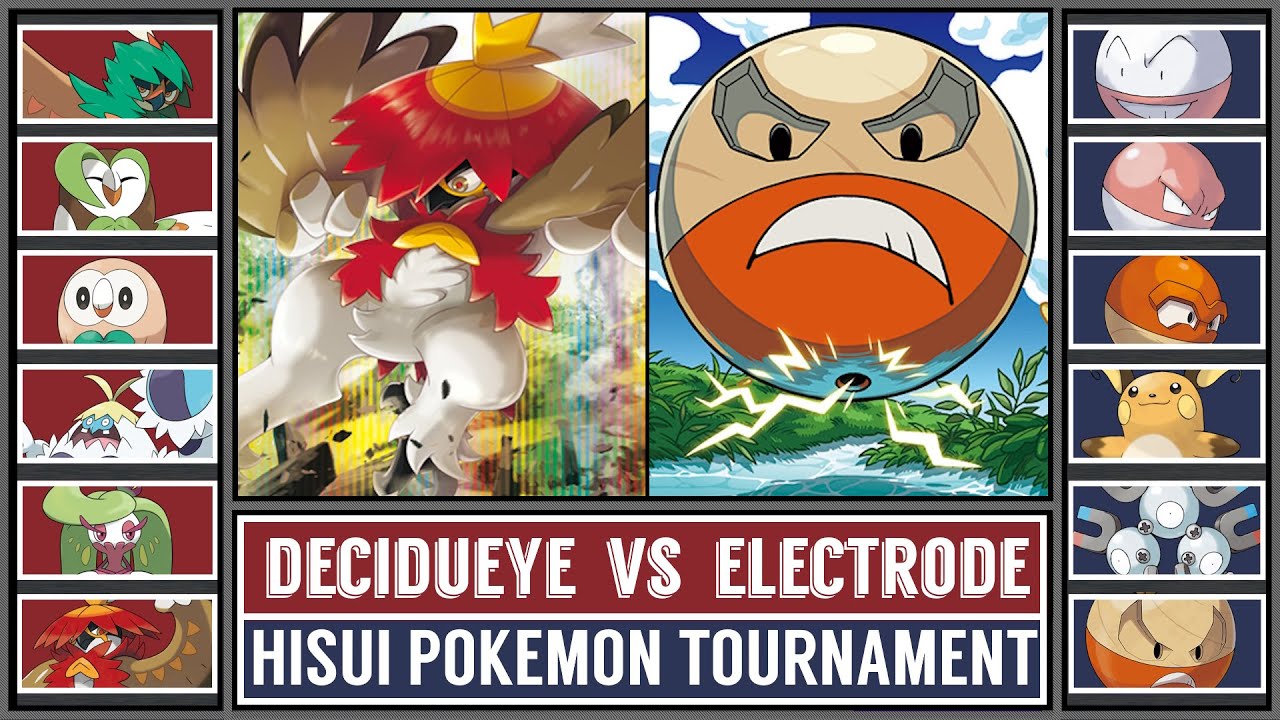 Quarterfinal: HISUI DECIDUEYE vs HISUI ELECTRODE | Hisui Pokémon ...