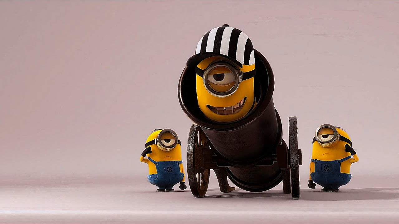Minions Using Cannon | Despicable Me (2010) Post Credit Scene (3/4 ...