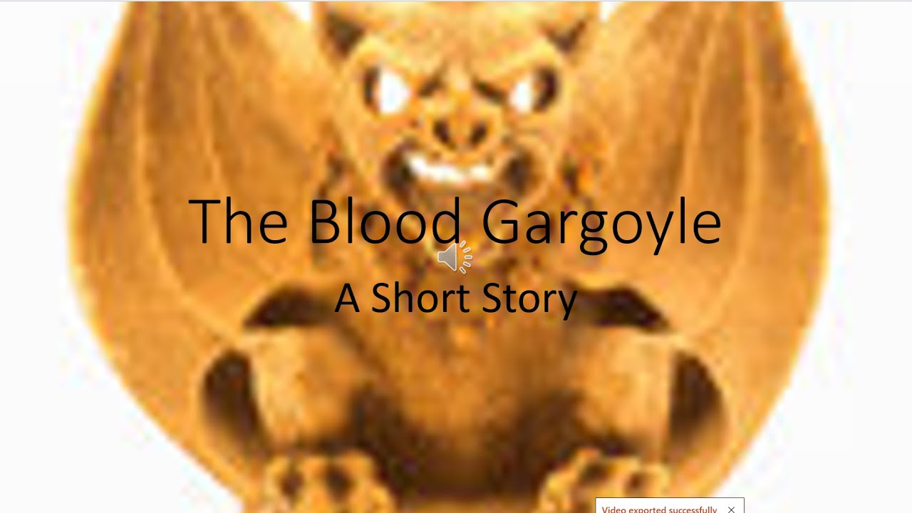 The Blood Gargoyle - A Horror Short Story - YouTube