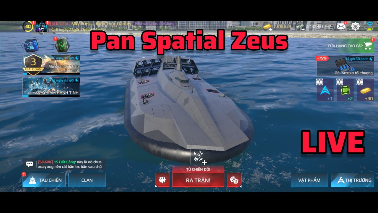 Pan Spatial Zeus" ông trùm gây sát thương, Tàu đệm khí tấn công siêu ...