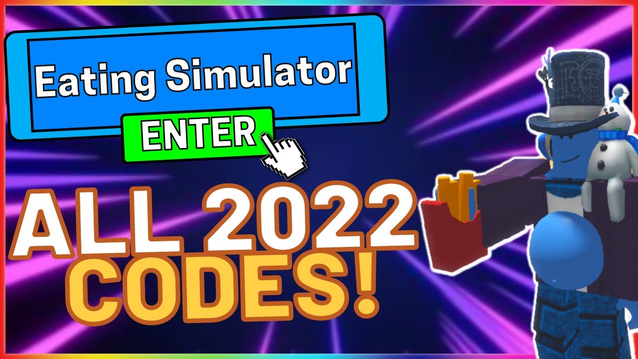 ALL *WORKING* EATING SIMULATOR CODES 2022 JANUARY (ROBLOX) - YouTube