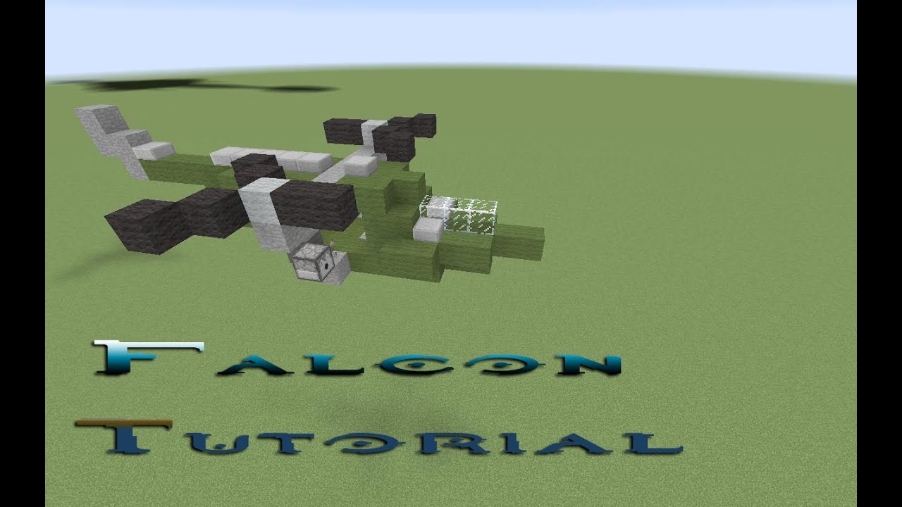 Minecraft-Halo Falcon Tutorial - YouTube