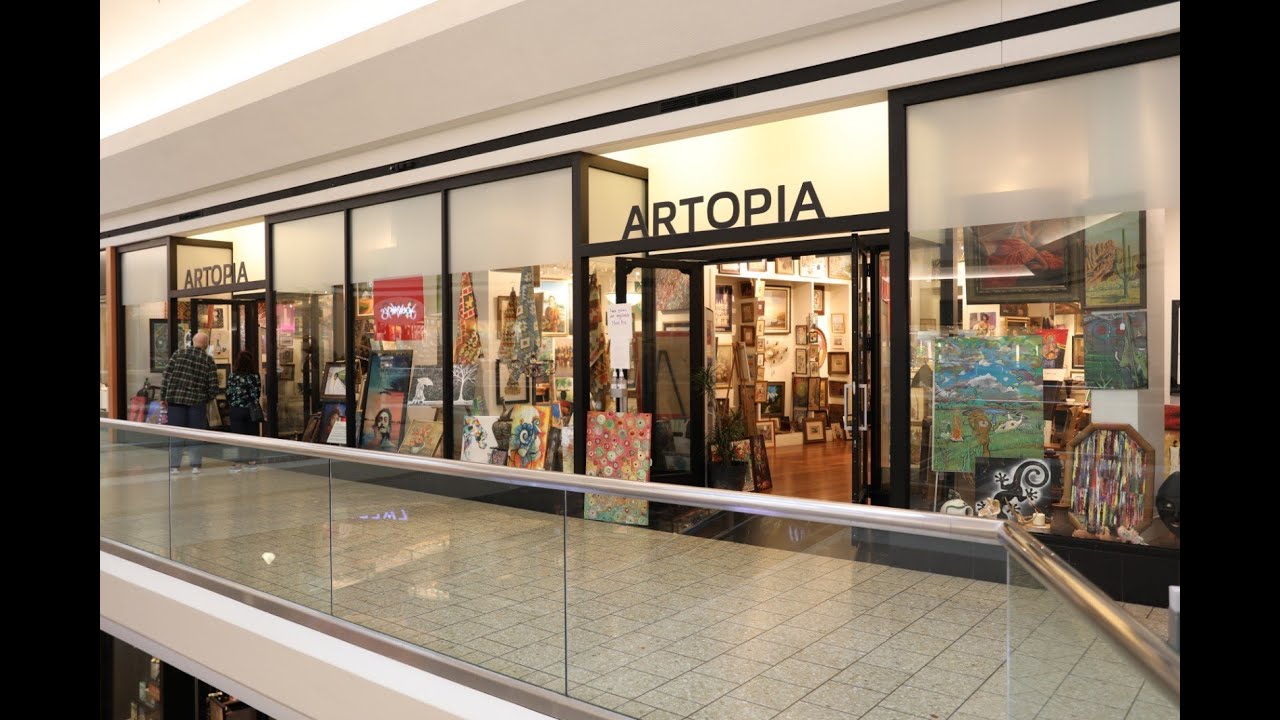 Artopia is an art gallery where you can purchase what you like - YouTube