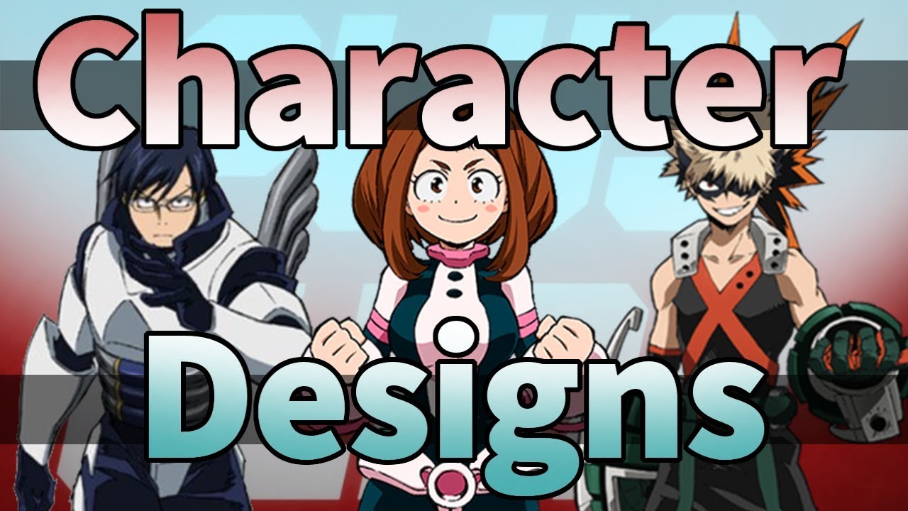 A lesson in good character designs│My Hero Academia - YouTube