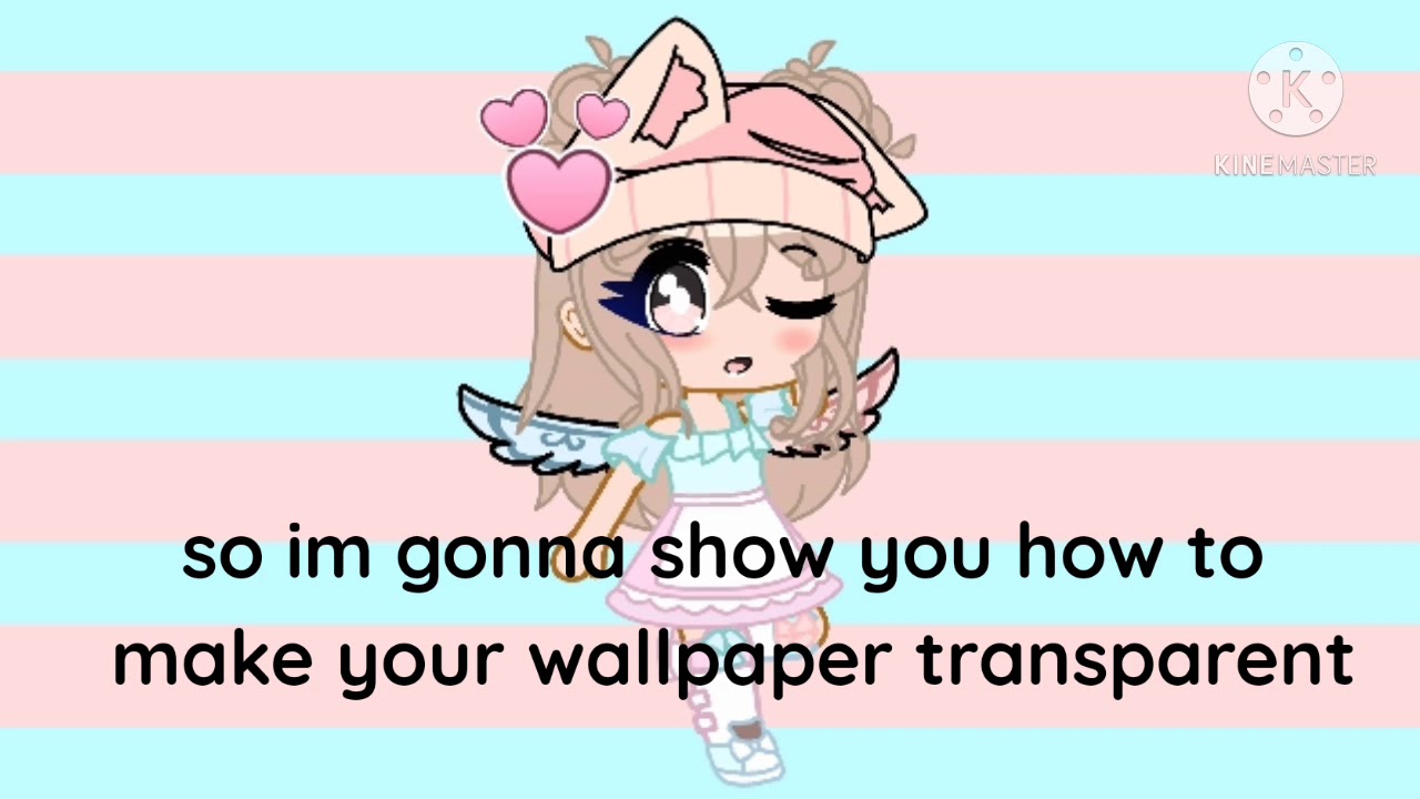 how to make a transparent wallpaper [gacha life + hand reveal?] - YouTube