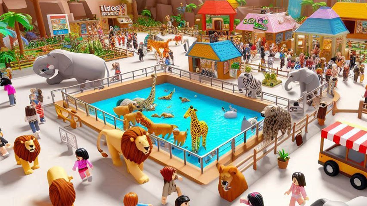 Building Zoo World Tycoon ROBLOX - YouTube