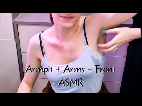 Our First Time Trying Armpit ASMR + Arms & Front Scratching 🙃 [99]