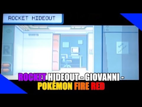 Rocket Hideout - Giovanni - Pokémon Fire Red - YouTube