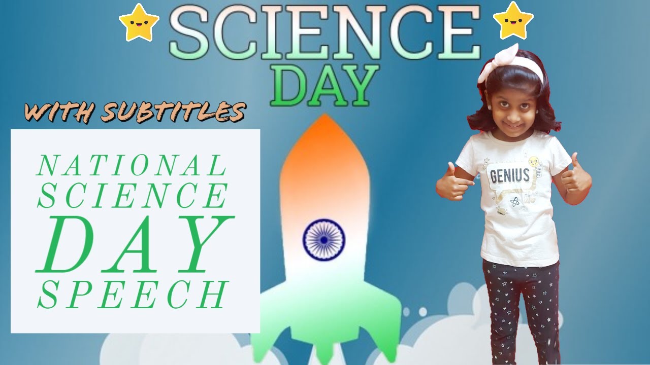 National Science Day Speech in English with Subtitles - YouTube