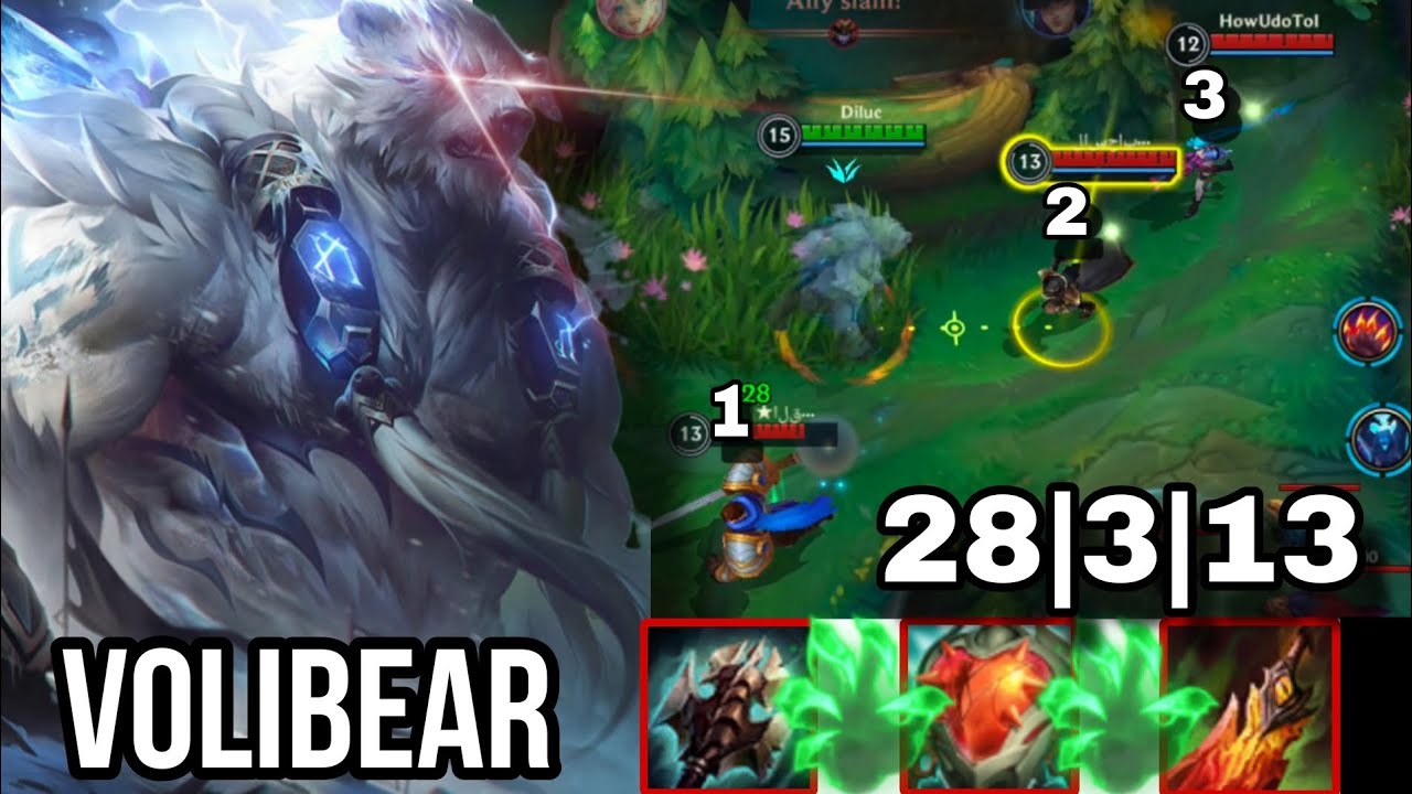THE VOLIBEAR BUILD THAT'S BREAKING LEAGUE OF LEGENDS! WILD RIFT ...