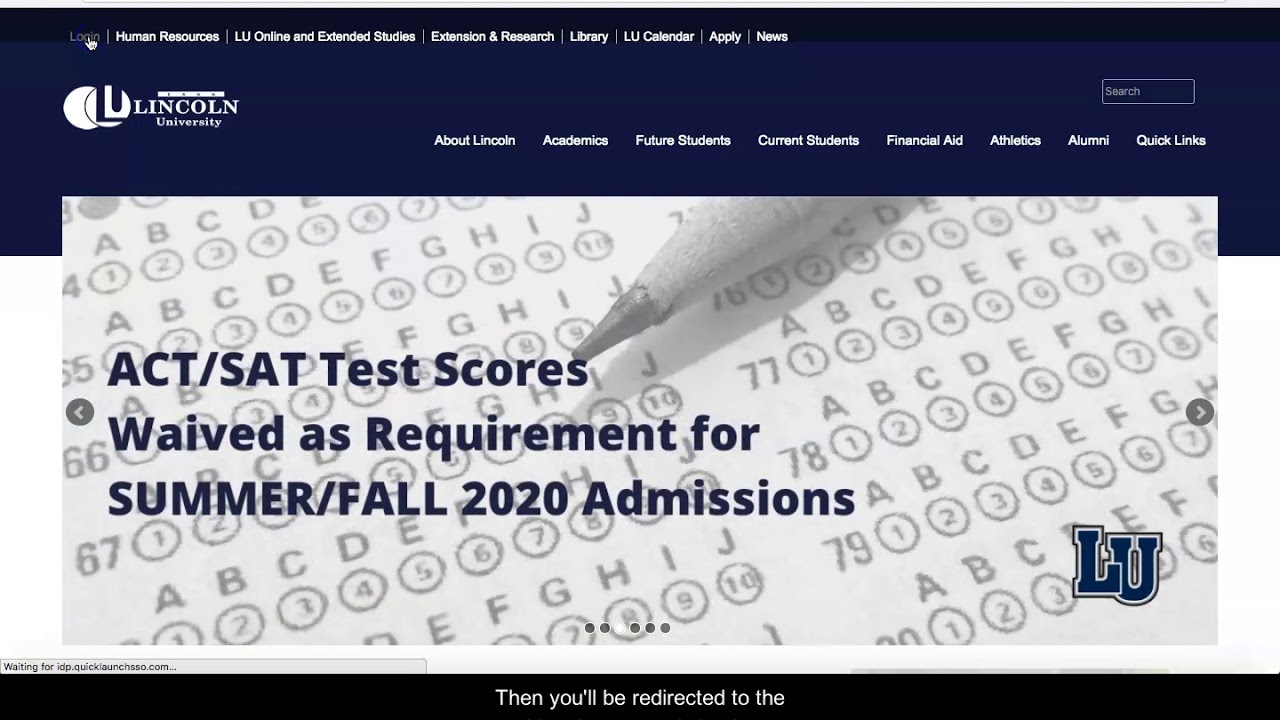 How to Login to the LU Portal - YouTube