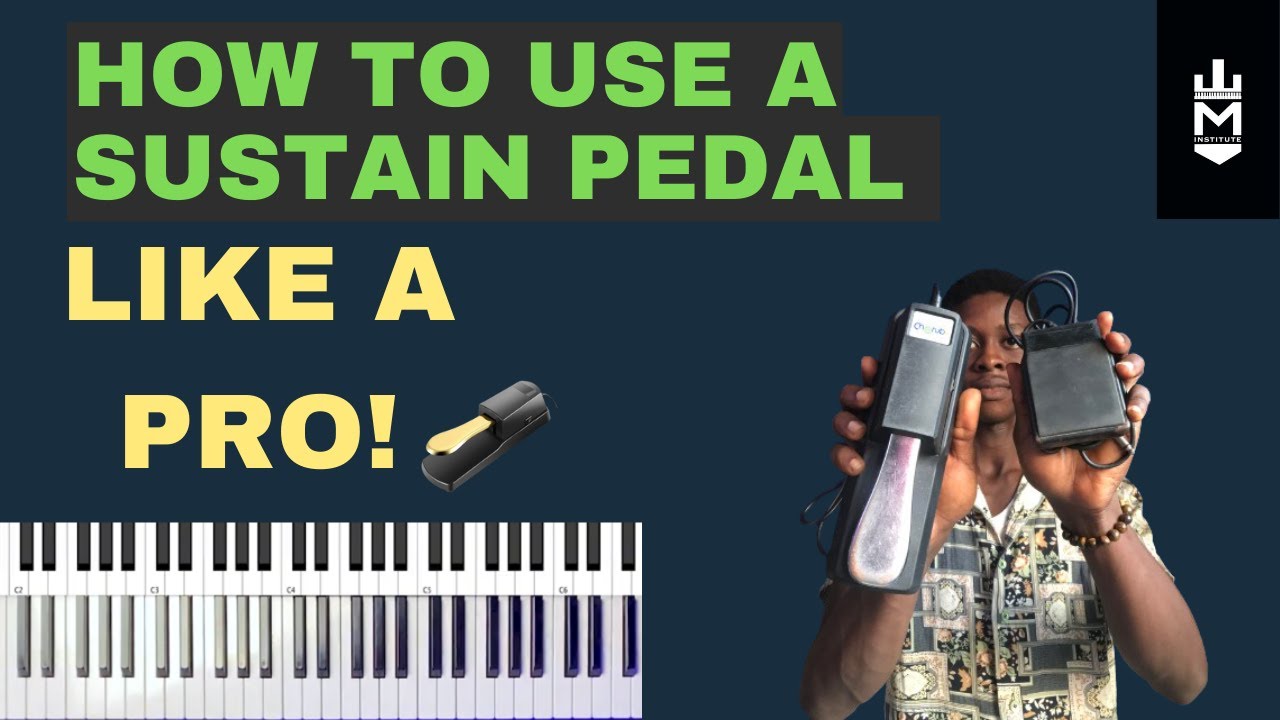 How to use a sustain pedal in different cases - YouTube