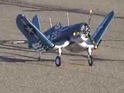 Banana Hobby 9 CH Corsair in Flight - YouTube