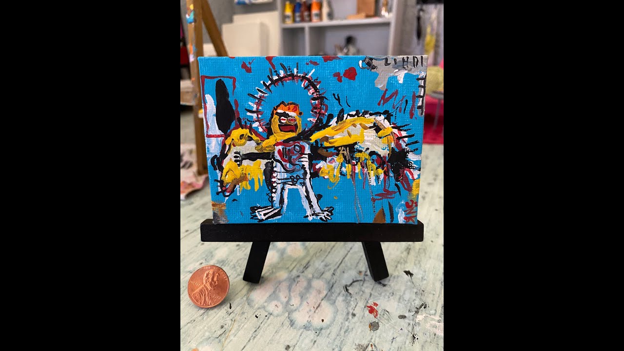 Jean-Michel Basquiat Fallen Angel Miniature Masterpiece presented by ...