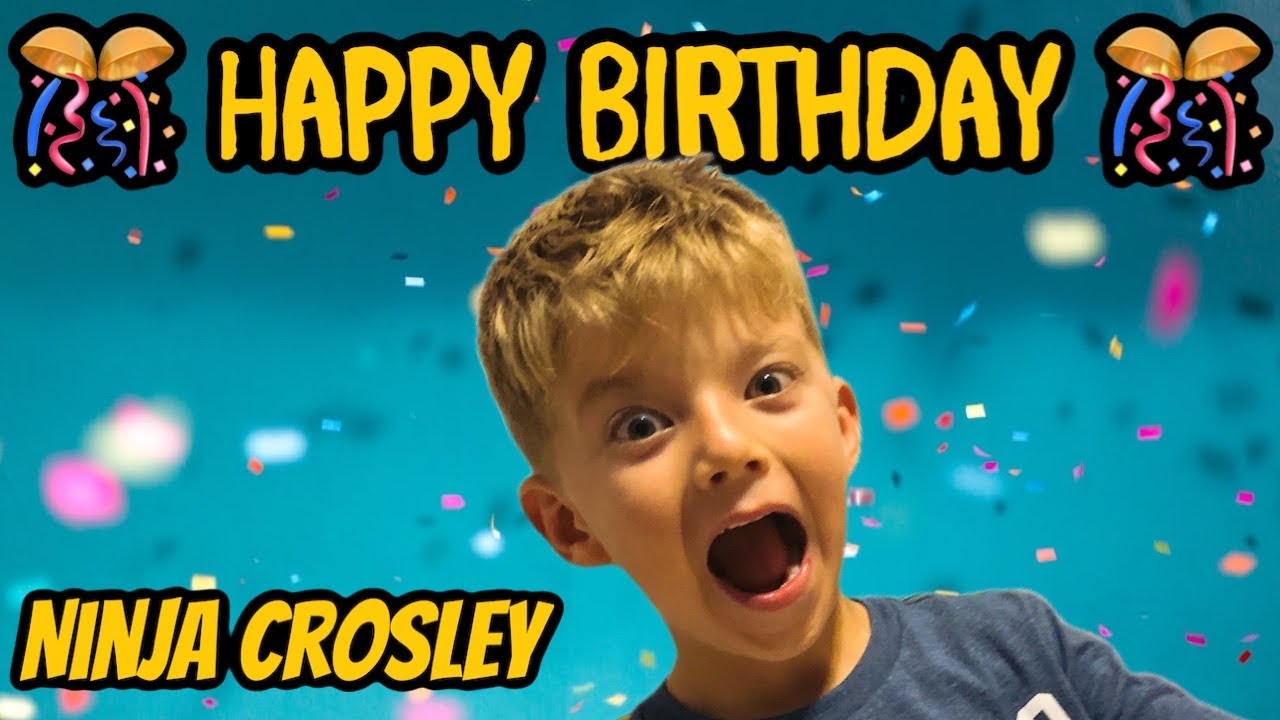 Ninja Kidz Happy Birthday Ninja Crosley - YouTube