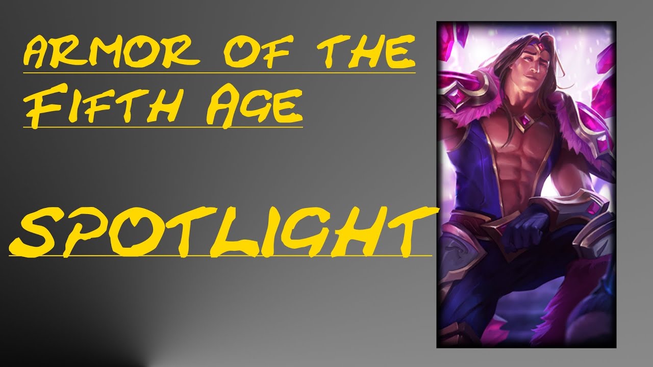 REWORKED ARMOR OF THE FIFTH AGE TARIC Skin Spotlight | League of ...