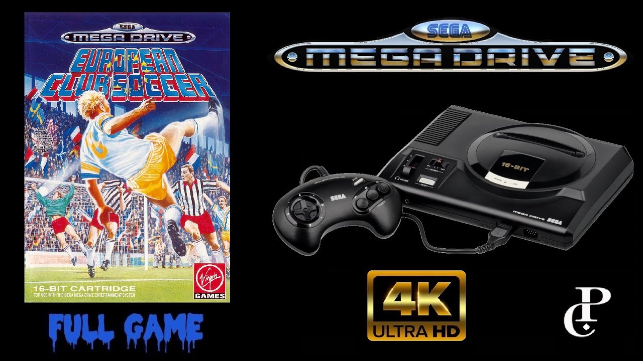 European Club Soccer (1992) Mega Drive (Gameplay / Walkthrough) - YouTube