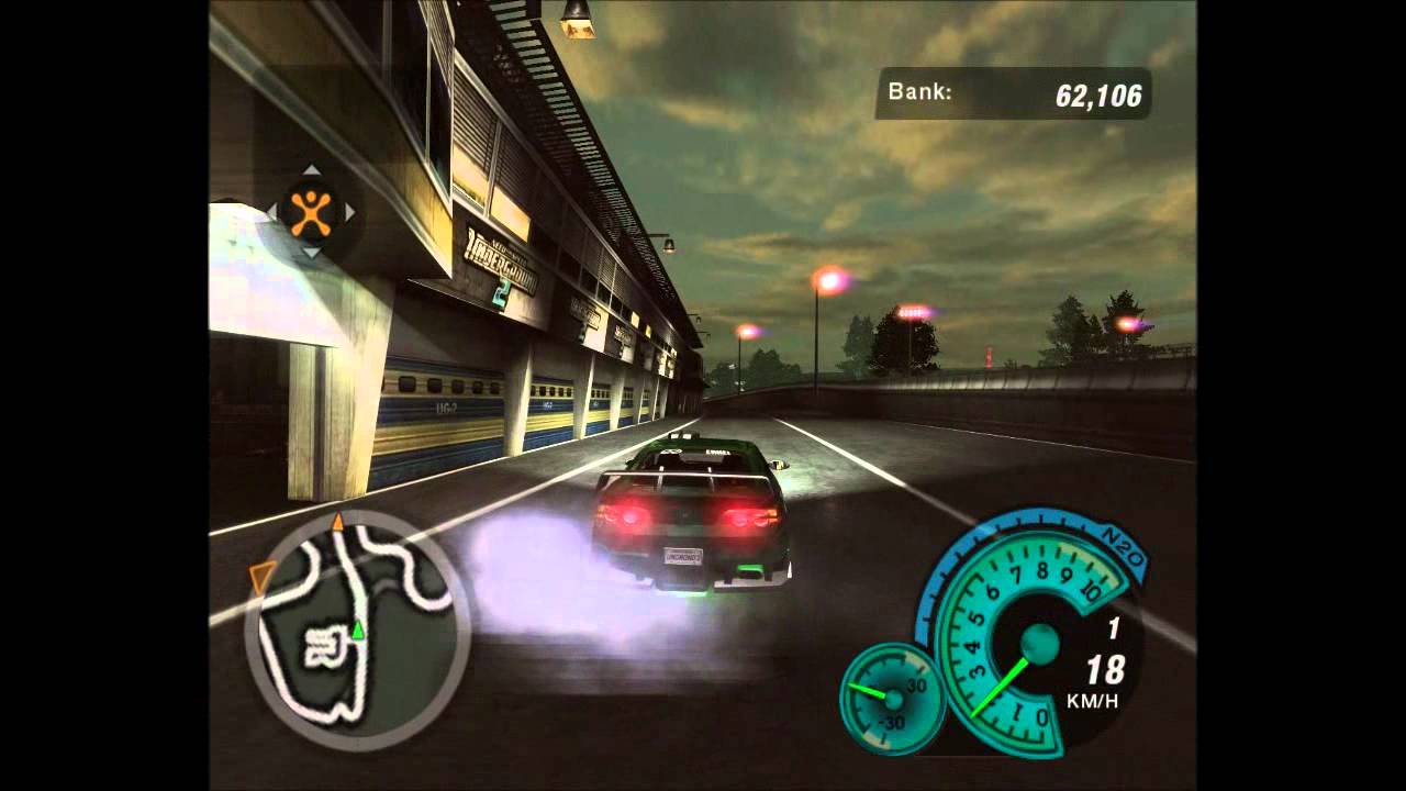 NFSU2 - Bayview Bridge & URL Track in Free Roam - YouTube
